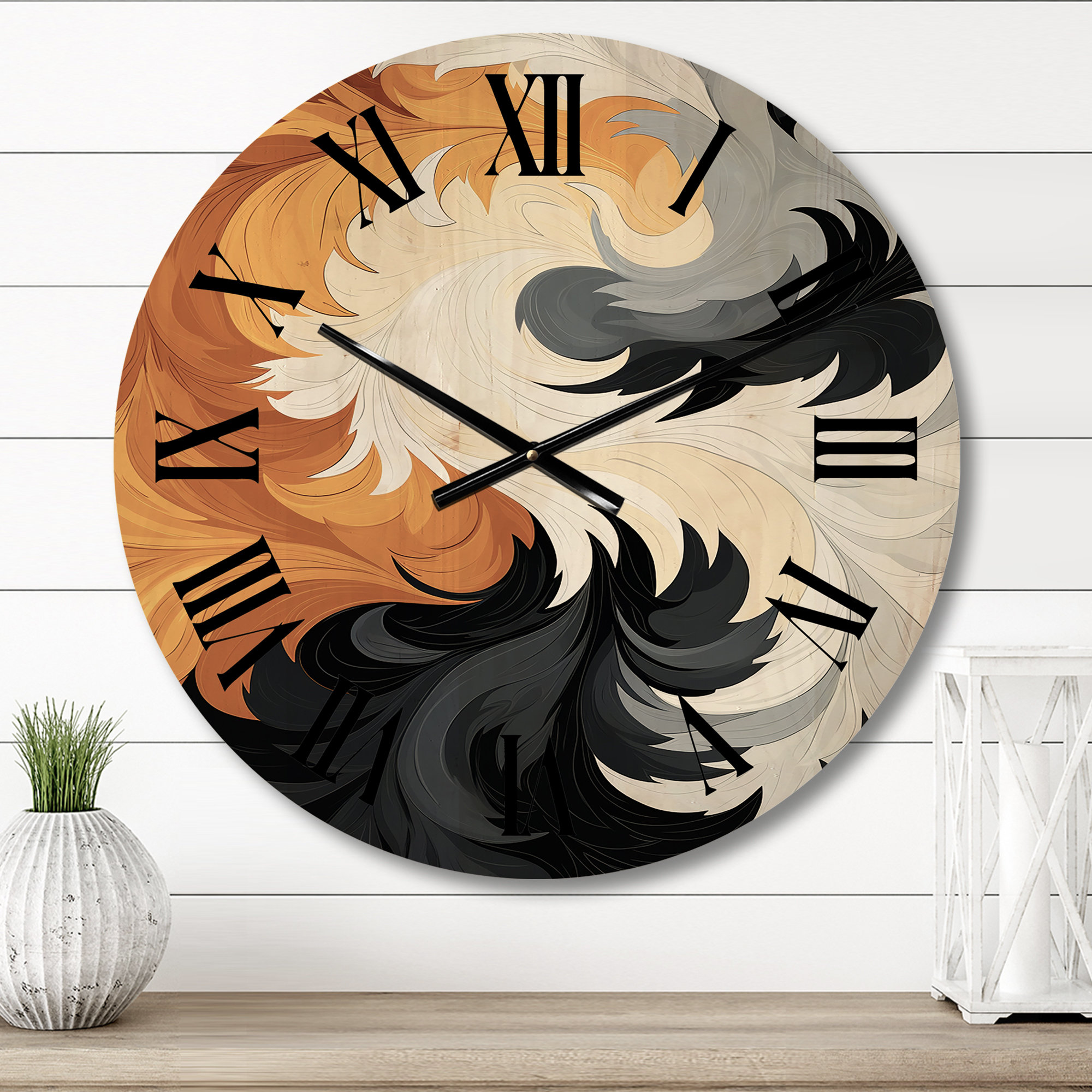 East Urban Home Liquid Minimal Ornamental Abstract Art - Abstract ...