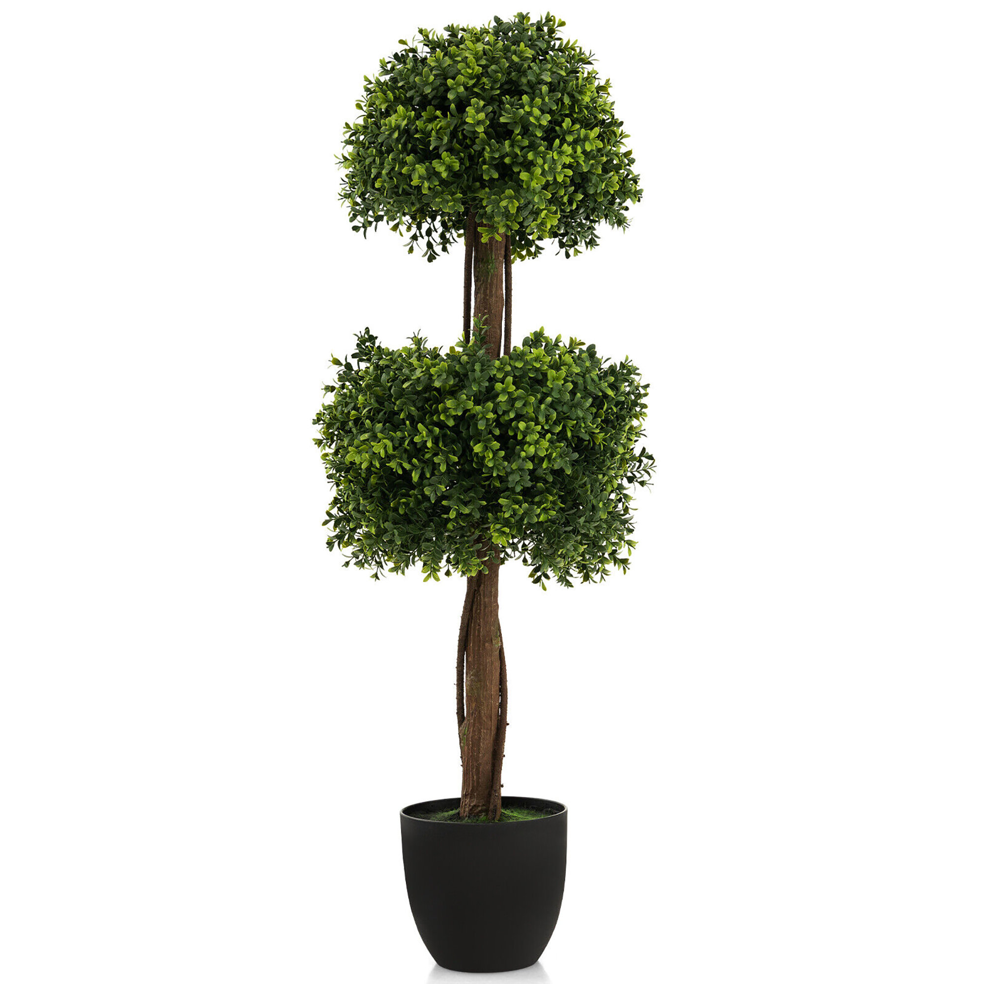 Primrue 40'' Faux Boxwood Topiary in Pot | Wayfair