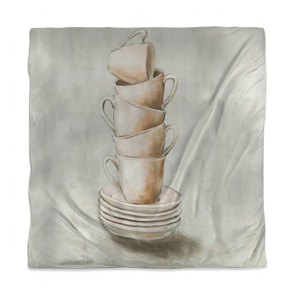 Begin Edition International Inc. Stacked Cups Duvet Cover - Kitchen ...