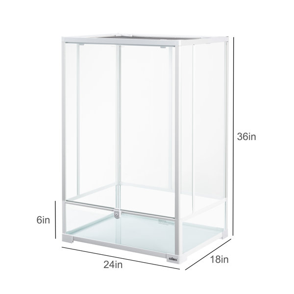 OiiBO 24'' x 18'' x 36'' Reptile Terrarium & Reviews | Wayfair