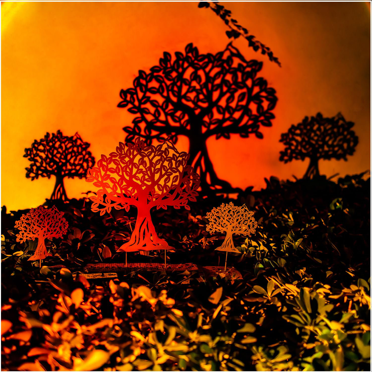 Lark Manor Tree Of Life Metal Decorative Garden Stakes Tree Of Life ...