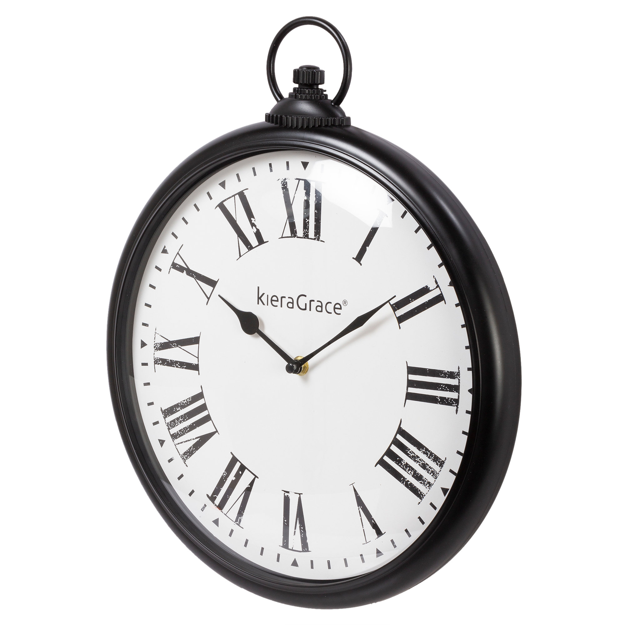 Kiera Grace 13"Inch Antiq Modern Wall Clock For Living Room, Kitchen ...
