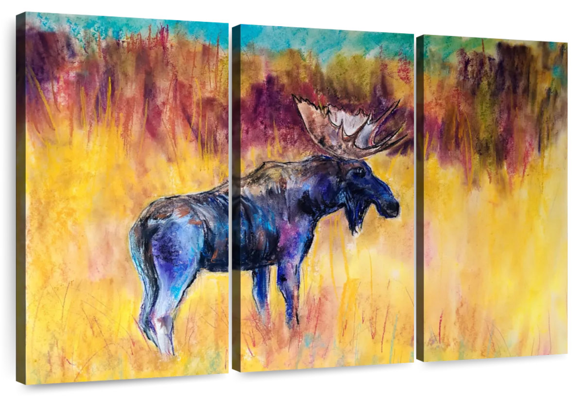 Ebern Designs Abstract Moose | Wayfair