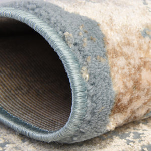 Langley Street Alamo Performance Teal/Beige Rug & Reviews | Wayfair