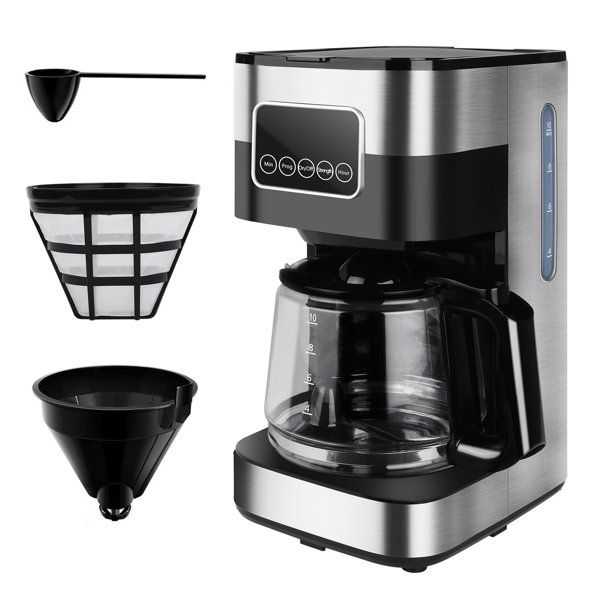 WUJIJIA™ Coffee Maker Drip Coffee Machine, Electric Filter Coffee Pot ...