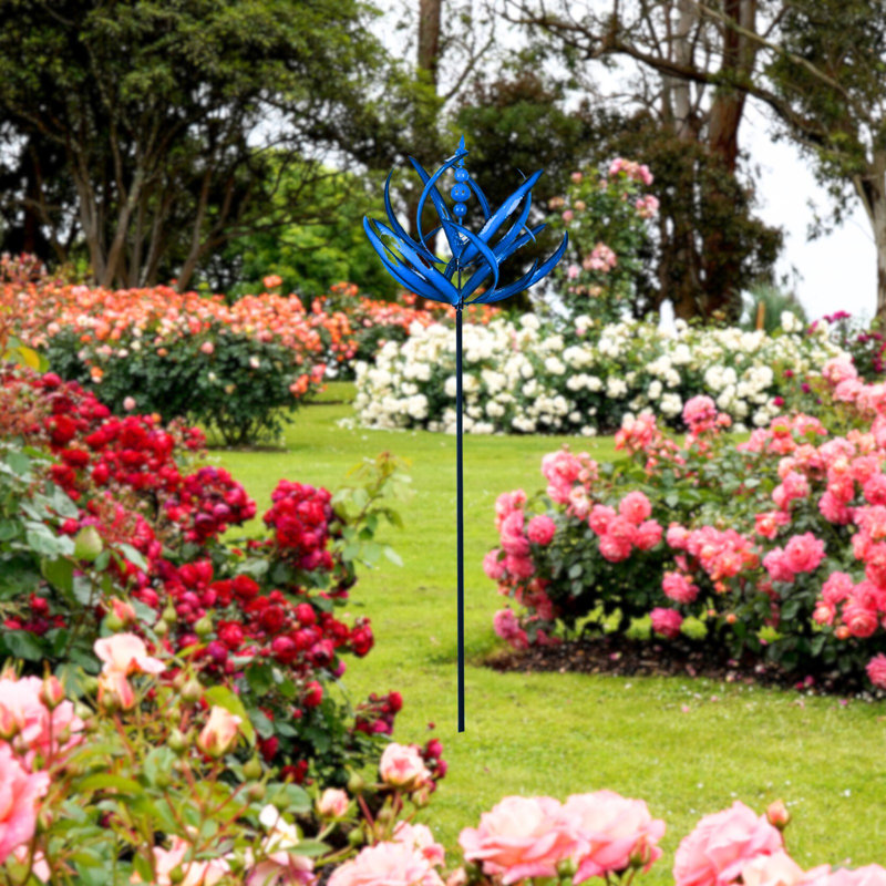 Arlmont & Co. Metal Dual Motion Wind Spinner | Wayfair
