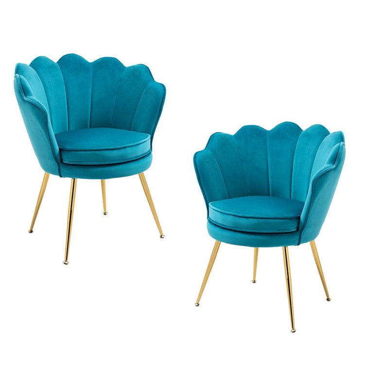 Mercer41 Vernall Velvet Barrel Chair | Wayfair