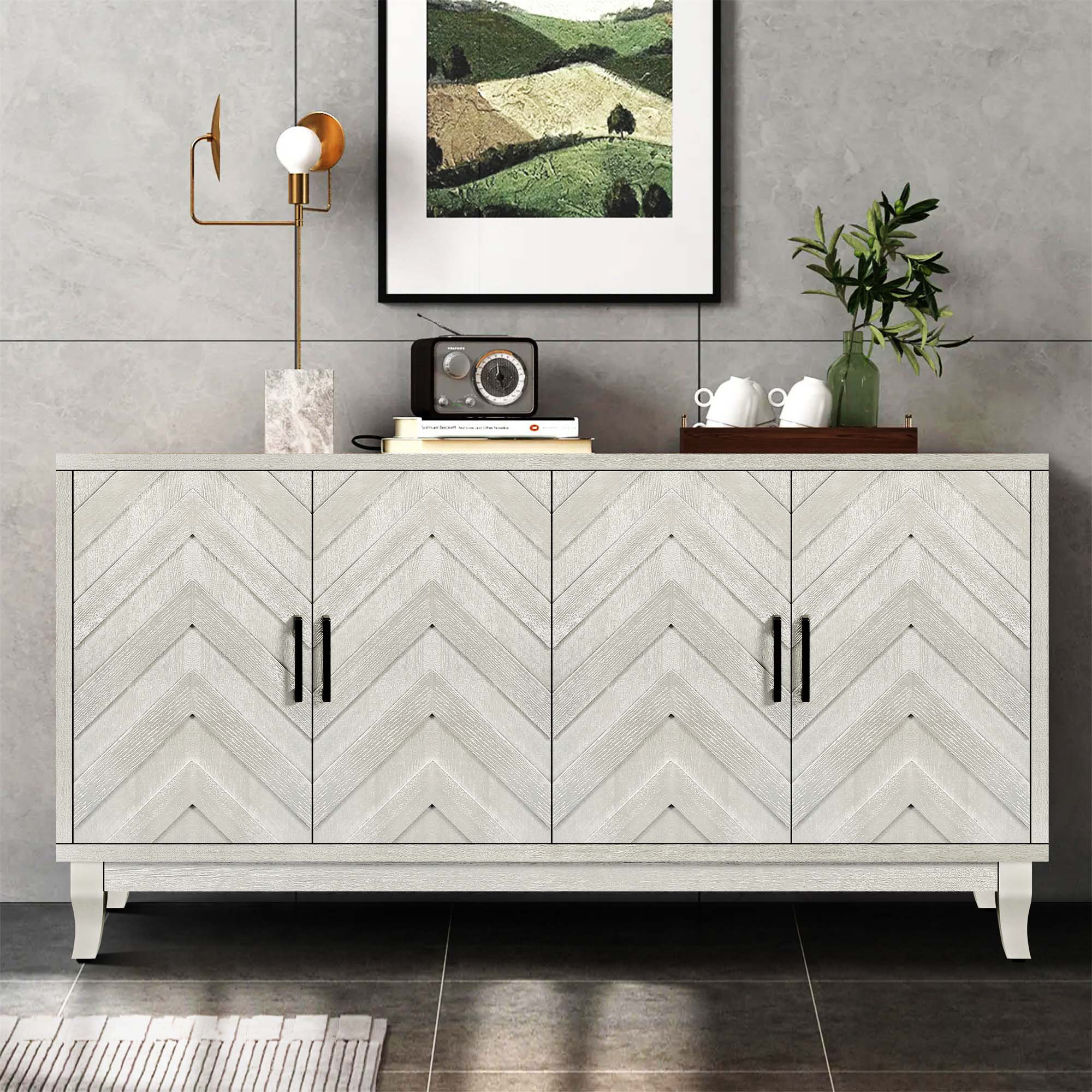 Ophelia & Co. Stronger Vintage Style Buffet Cabinet - Wayfair Canada