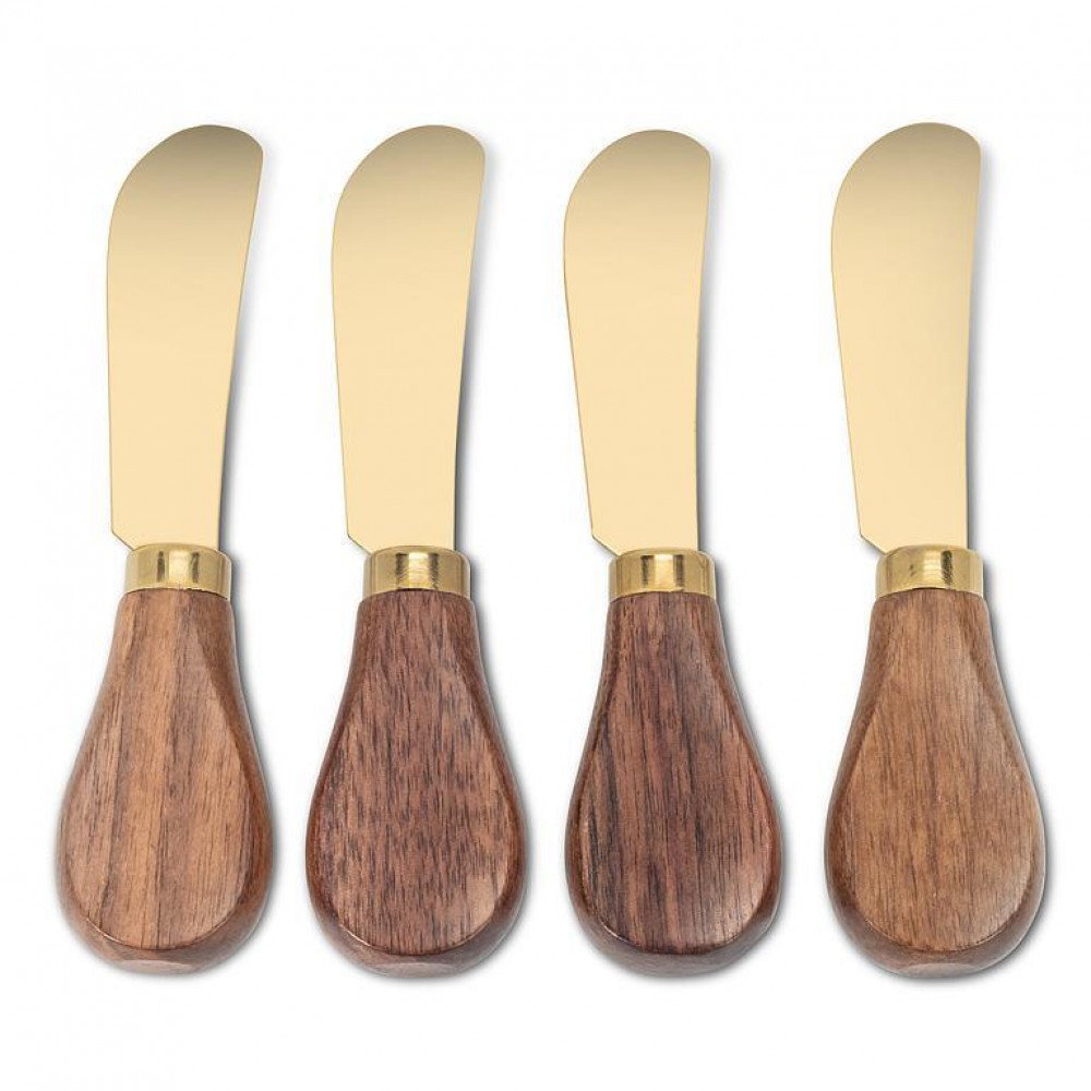 Mercer41 Set Of 4 Walnut Handled Pate Spreader | Wayfair