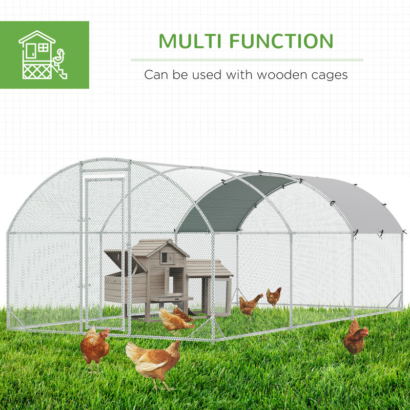 Tucker Murphy Pet™ Ermagene 172.04 Square Feet Walk In Chicken Coop ...
