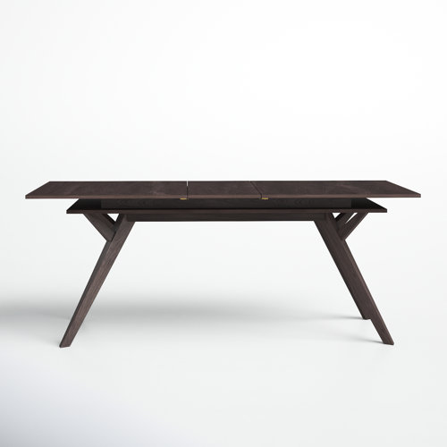 Langley Street Giovanny Rectangular Extension Dining Table, Dark ...