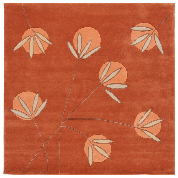 Red Barrel Studio® Soho Hand Tufted Wool Floral Rug & Reviews | Wayfair