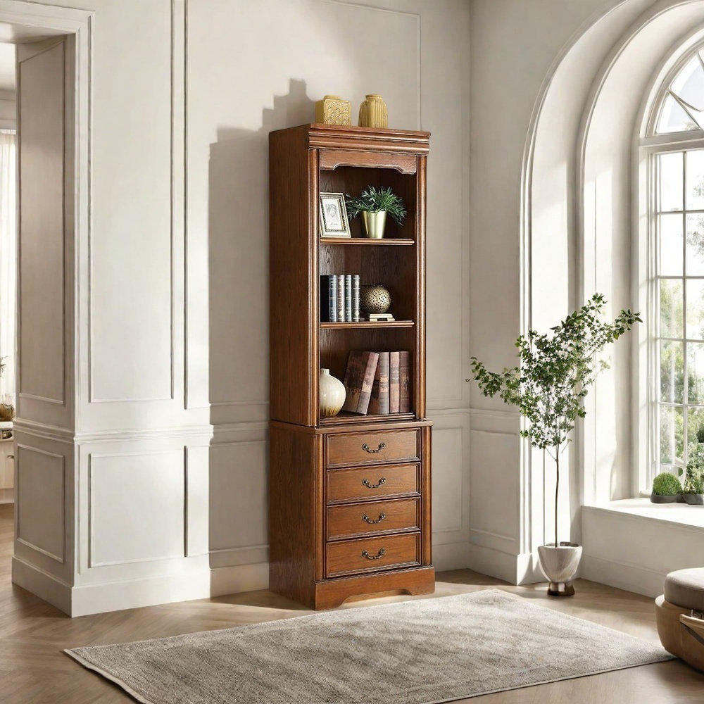 Parttlion European style vintage bookcase - Wayfair Canada
