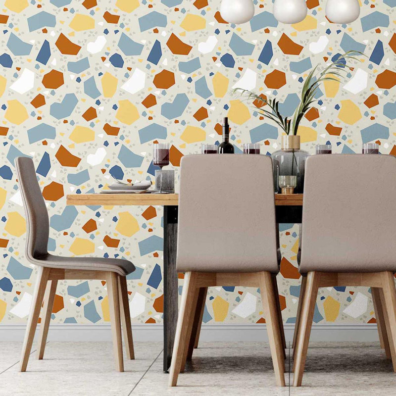 Wrought Studio™ Arhondis Granite 8.5' L x 24" W Peel and Stick ...