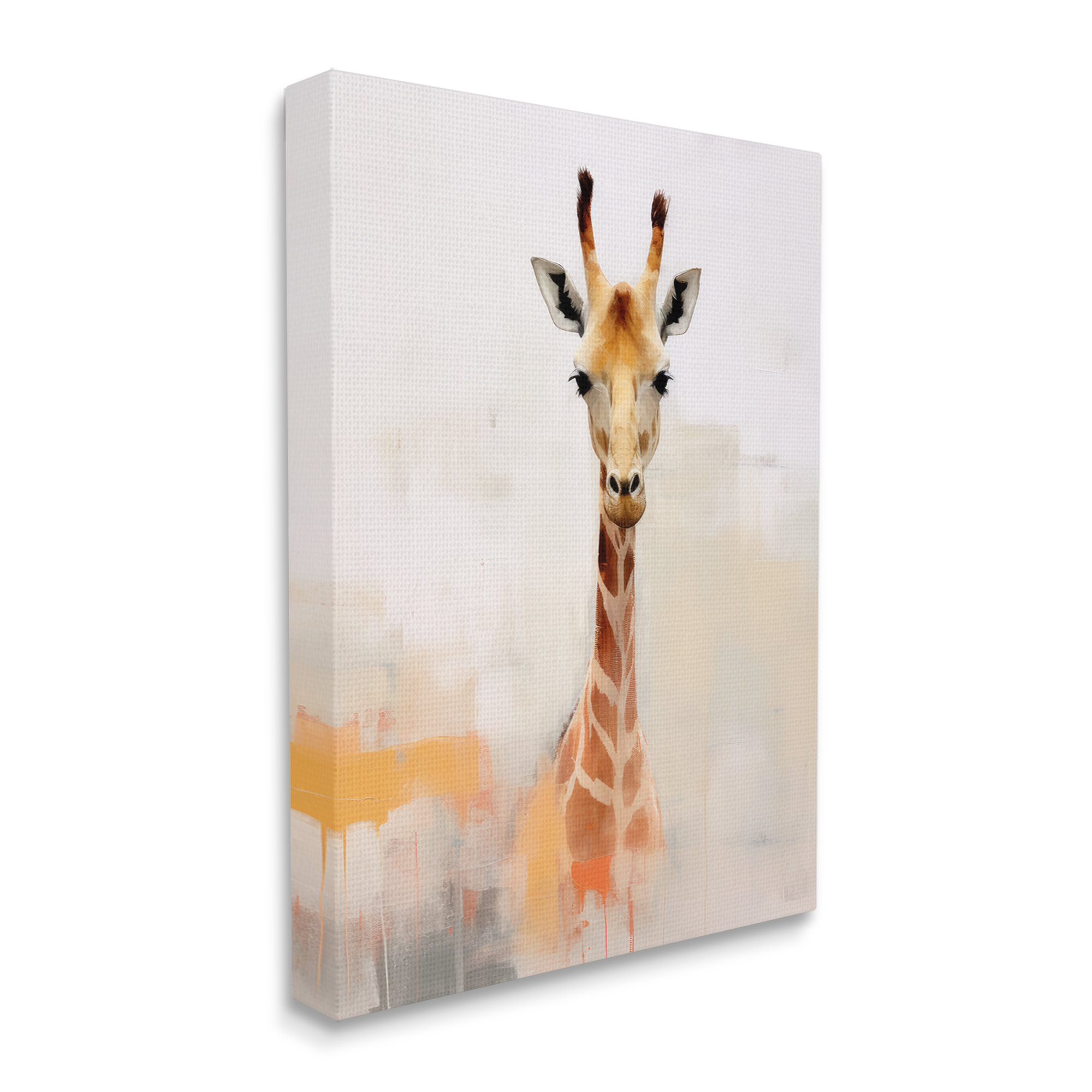Bungalow Rose Modern Giraffe Portrait On Canvas by Irena Orlov Print ...