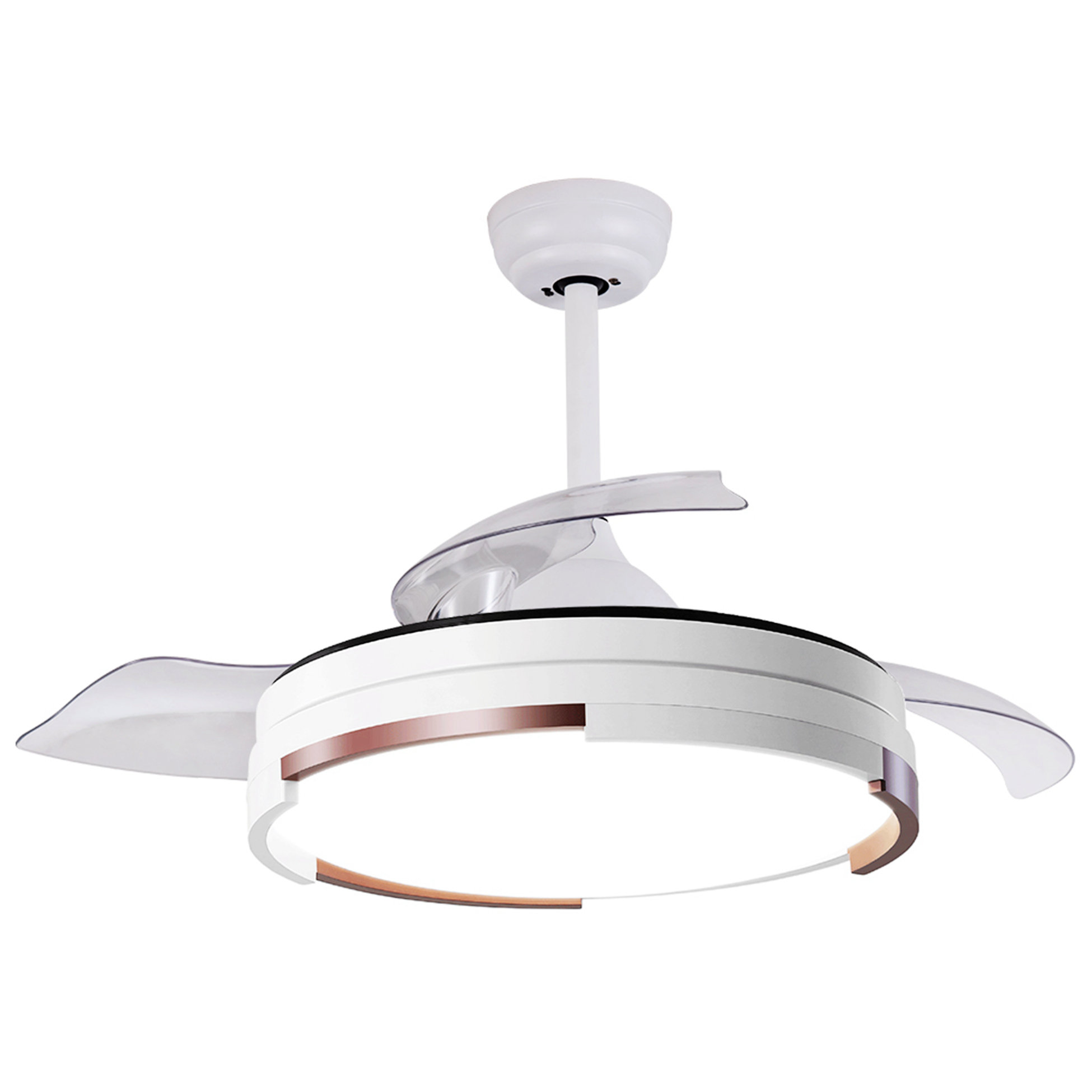 Home Decor 41.96" Leaf Blade Ceiling Fan with Remote Control and Light ...
