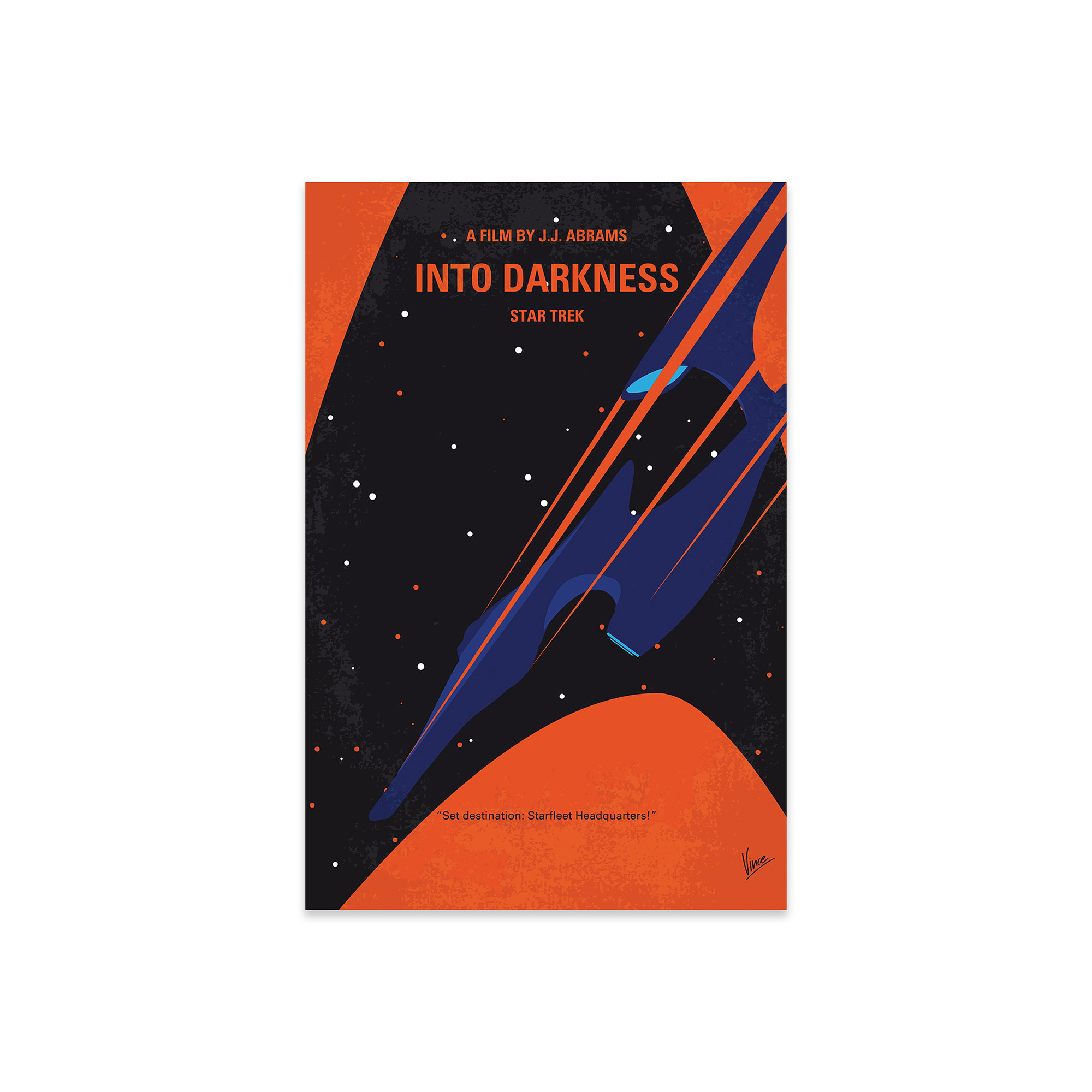 iCanvas St Into Darkness Minimal Movie Poster Print On Acrylic Glass ...