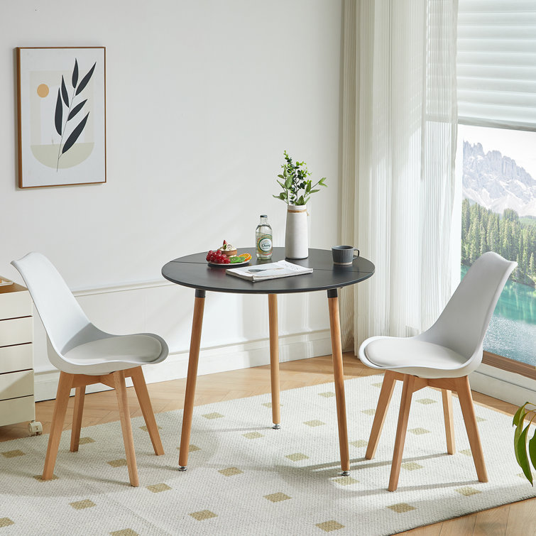 Norden Home Kiowa Round Solid Wood Base Dining Table | Wayfair.co.uk