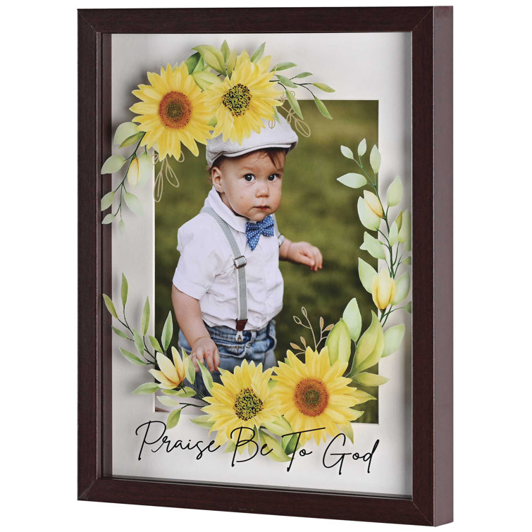 Latitude Run® Glass Shadow Box Picture Frame | Wayfair