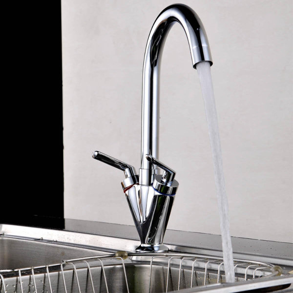 Belfry Bathroom Traditional Kitchen Mixer Tap with 360° Swivel Spout ...