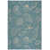 Highland Dunes Hollar Shells Medium Blue Indoor/Outdoor Area Rug ...
