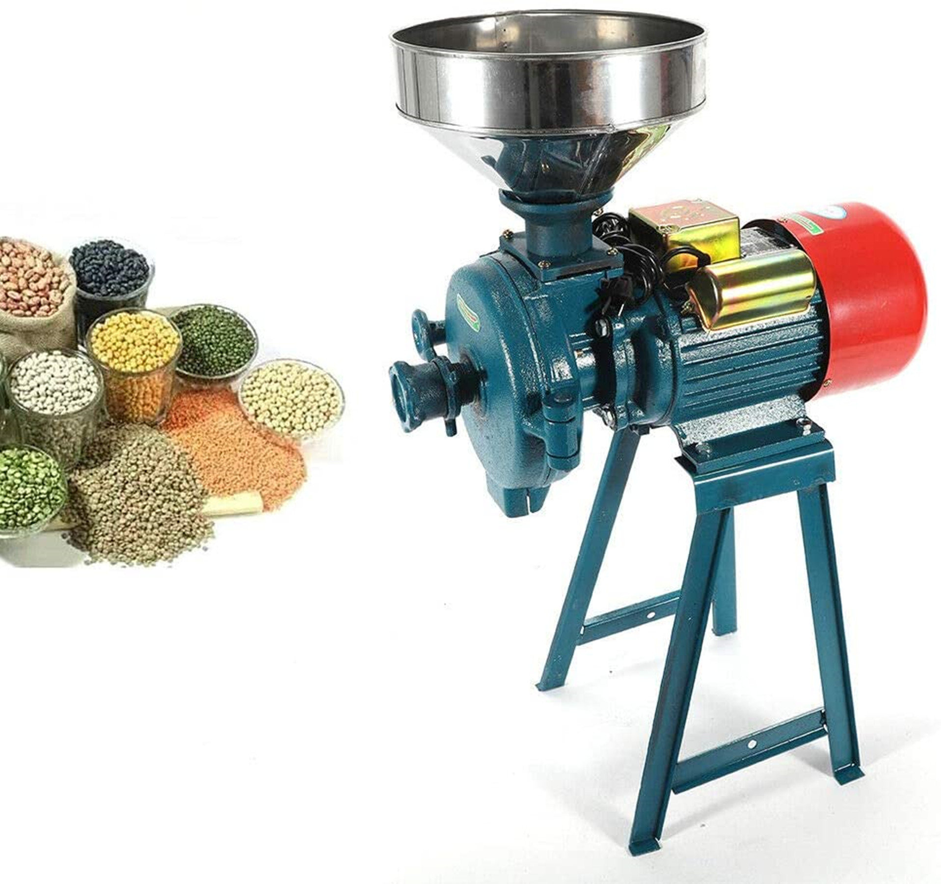 Oukaning Dry Electric Grain Grinding Machine For Coffee Wheat Corn ...