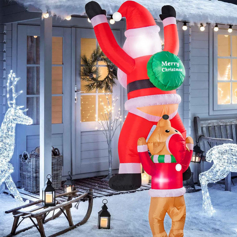 The Holiday Aisle® 6Ft Hanging Christmas Inflatables Outdoor ...