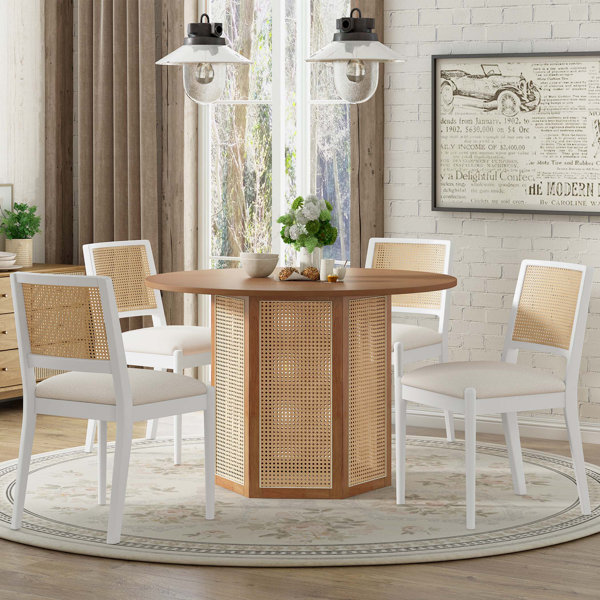 Bayou Breeze 5-Piece Round Dining Table Set | Wayfair