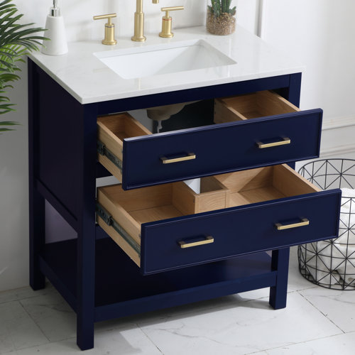 30 Inch Blue Bathroom Vanities You'll Love | Wayfair