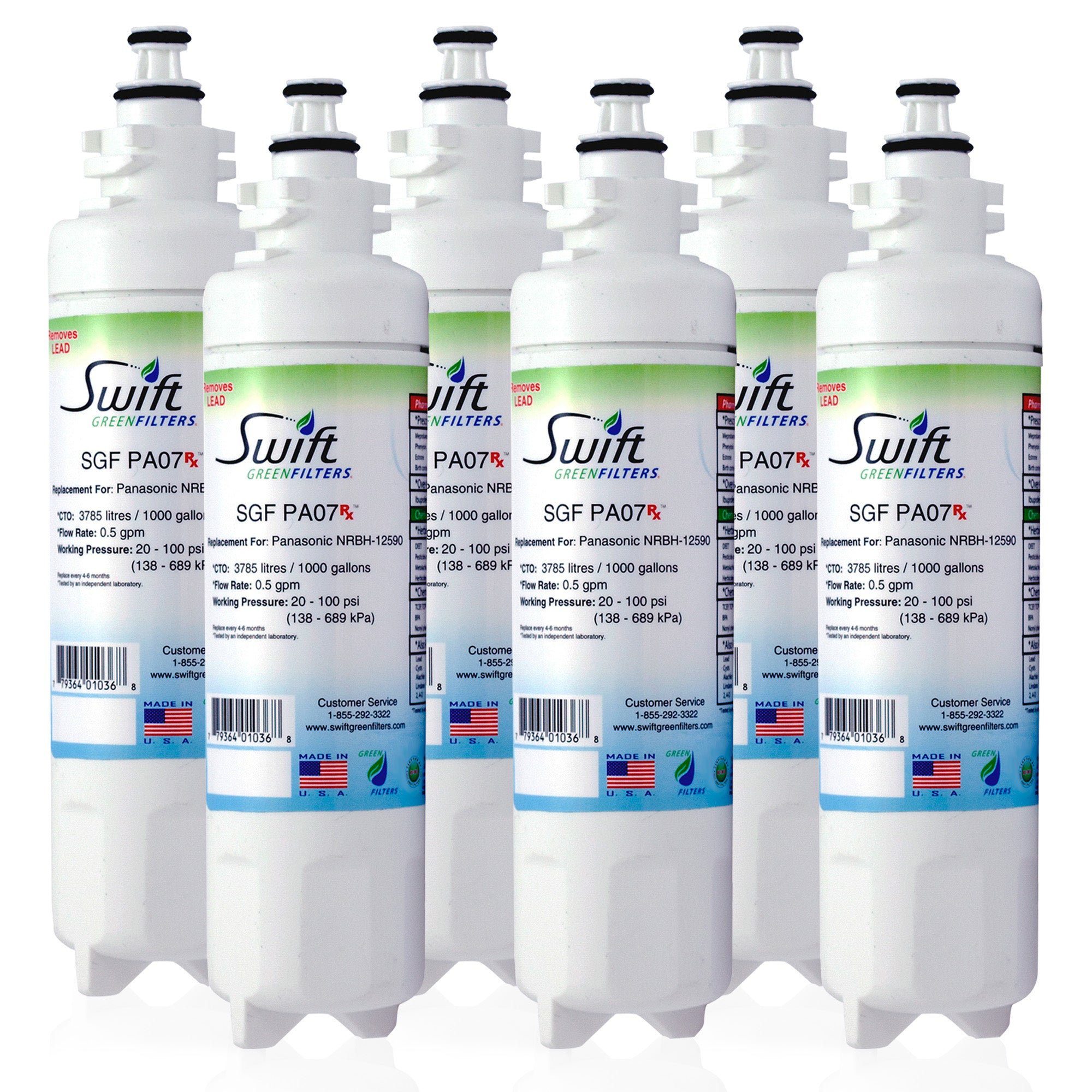 Swift Green Filters SGF-PA07 Rx Compatible Refrigerator Water Filter ...