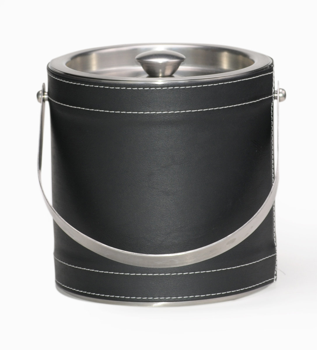 Mr Ice Bucket Leatherette Stitch 3 Quart Ice Bucket & Reviews | Wayfair
