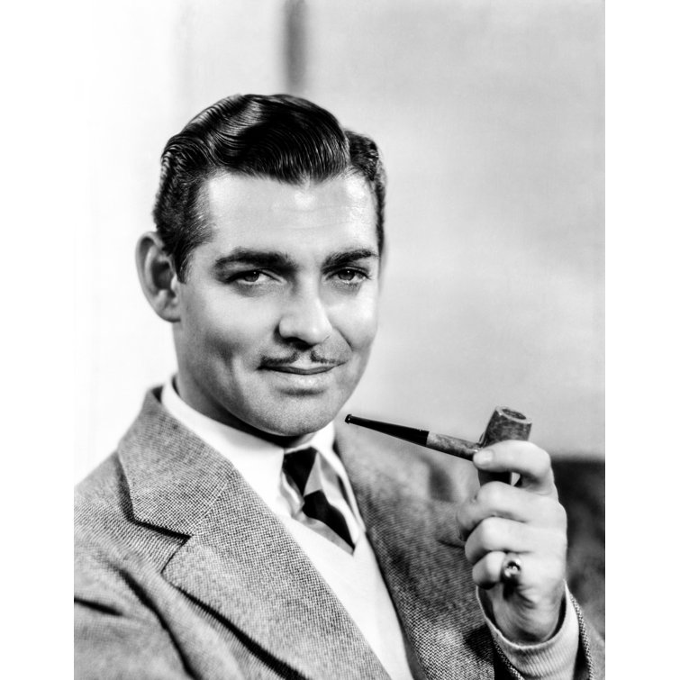 Globe Photos Entertainment " Portrait Of Clark Gable Smoking Tobacco ...