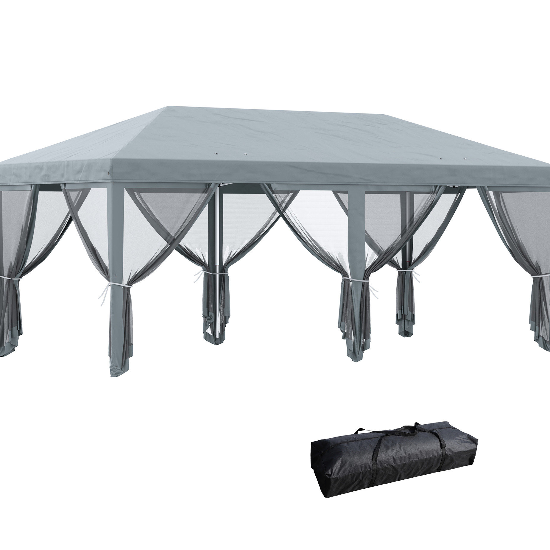 Latitude Run® Pop Up Sun Shelter Canopy Tent With Netting. For Outdoor ...