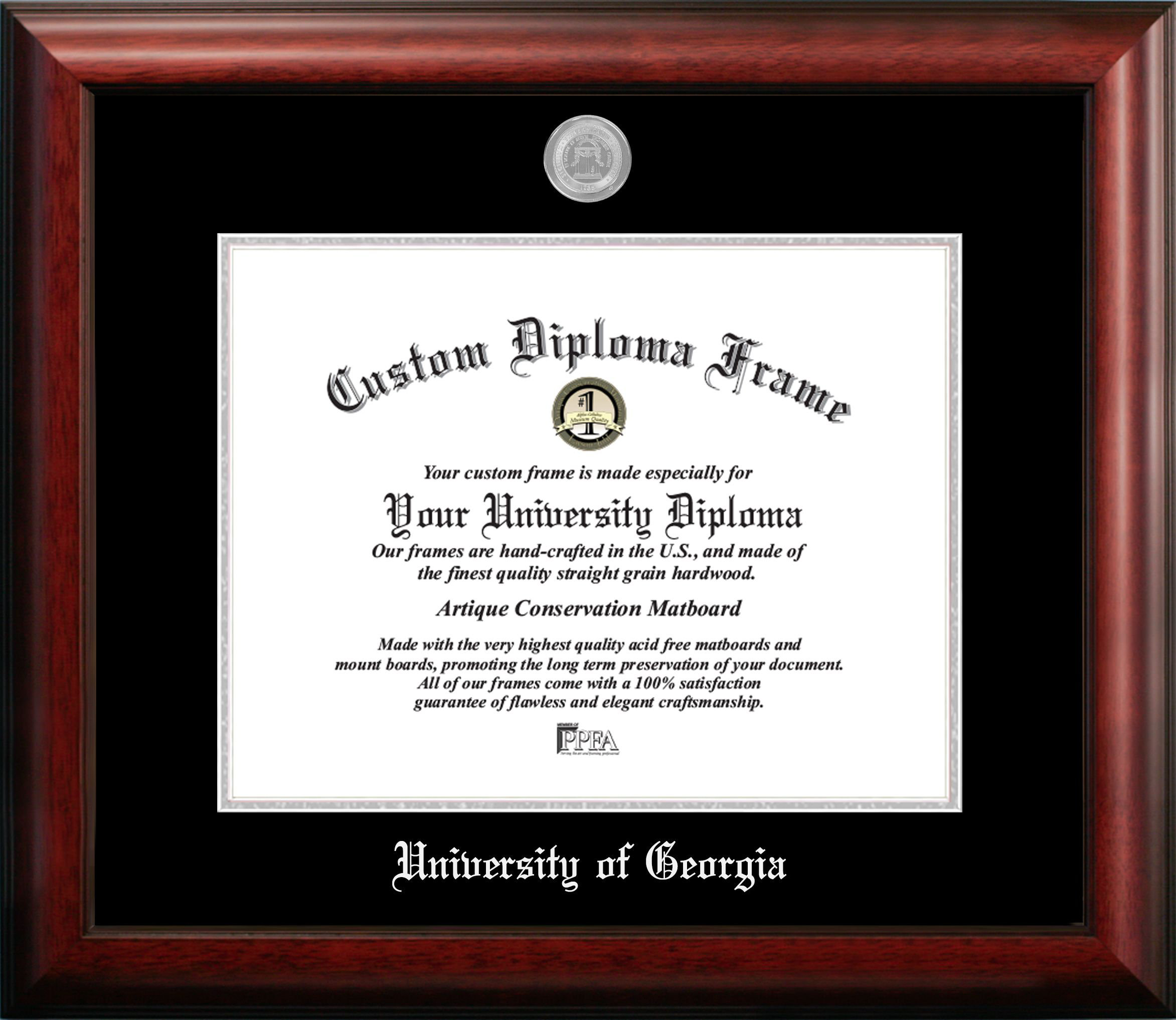 Campus Images University of Georgia Embossed Diploma Picture Frame ...