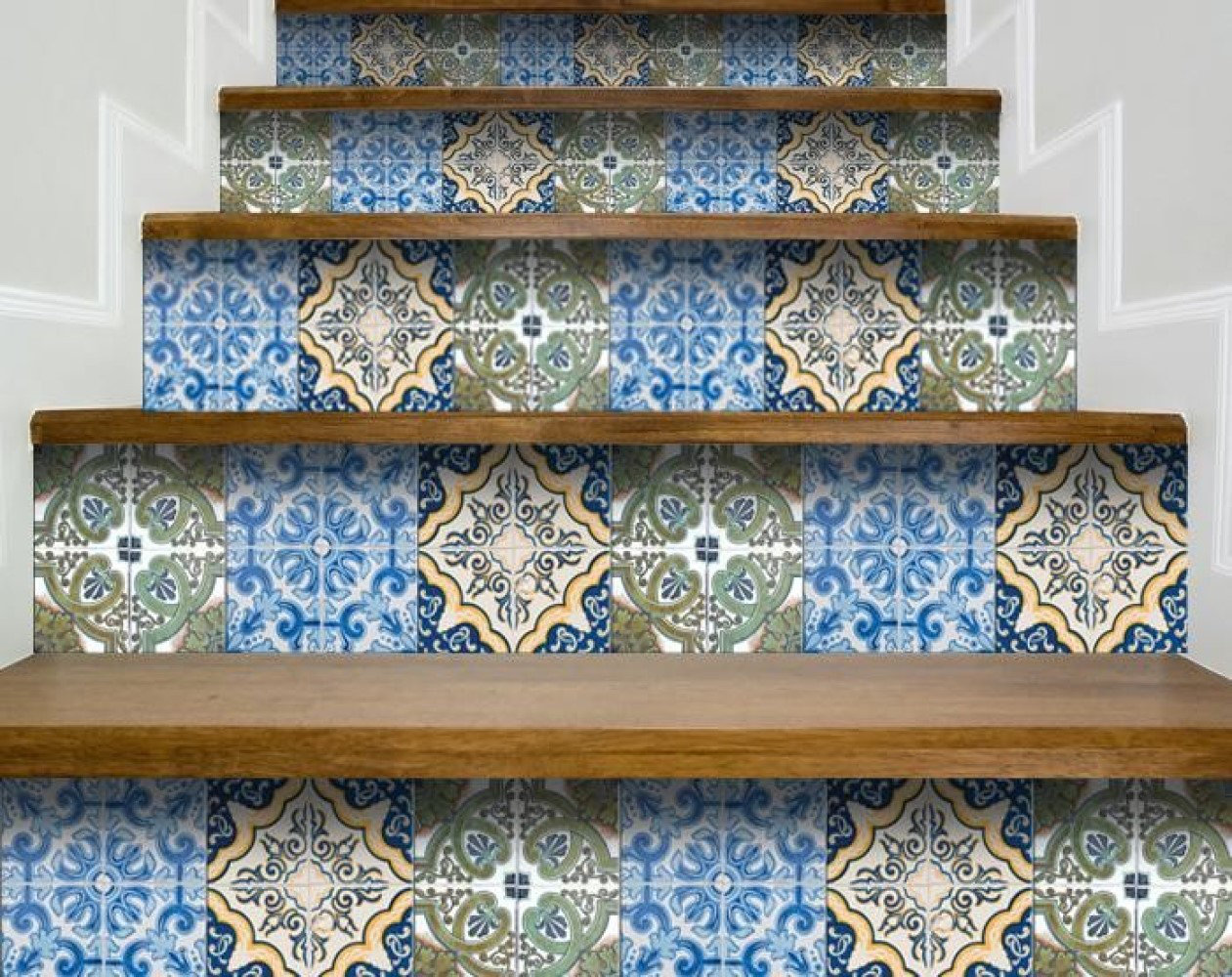 HomeRoots 7" X 7" Madison Vintage Mosaic Peel And Stick Tiles - Wayfair ...