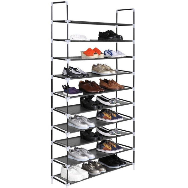 Rebrilliant 50 Pair Shoe Rack & Reviews | Wayfair