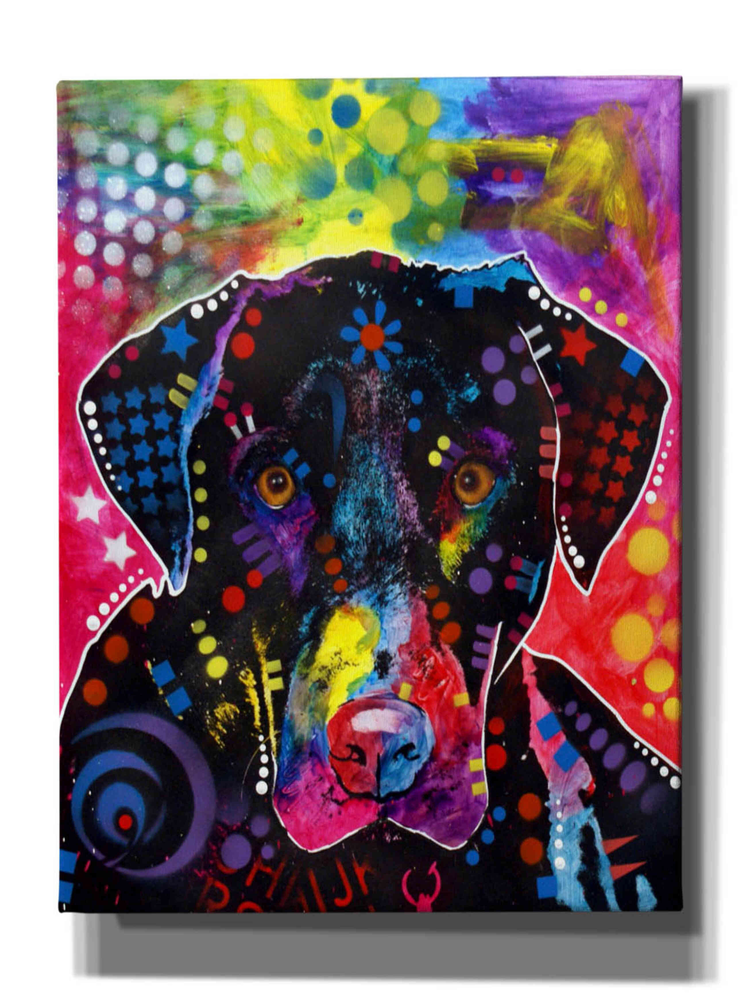 Latitude Run® The Labrador by Dean Russo - Wrapped Canvas Print | Wayfair