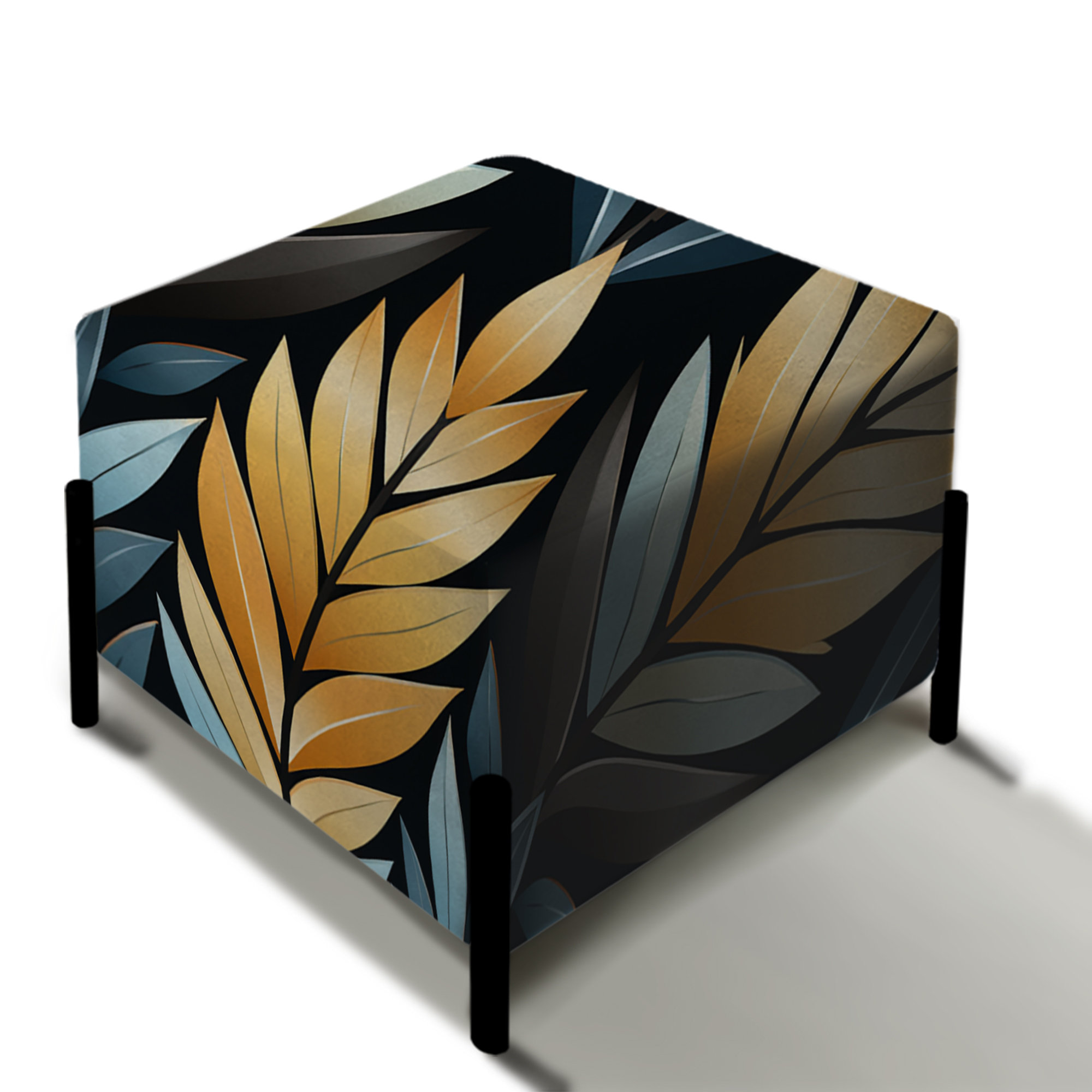 Design Art Tribal Essence Chevron Pattern - Chevron Square Ottoman ...
