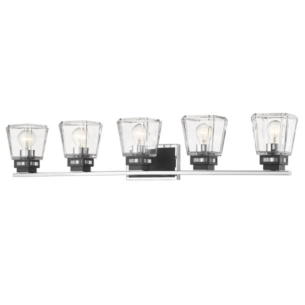 Greyleigh™ Braydon 5 - Light Dimmable Vanity Light & Reviews | Wayfair