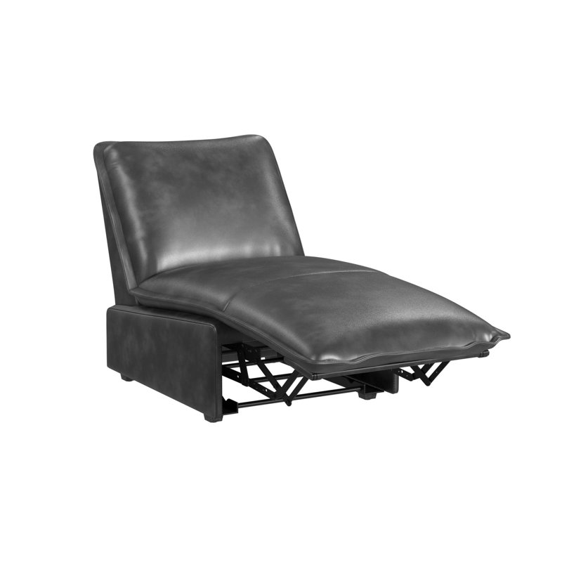 Wade Logan® Arnay Vegan Leather Power Recliner & Reviews | Wayfair