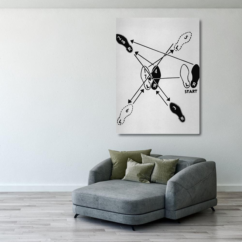 George Oliver Dance Diagram (Tango), 1962 | Wayfair