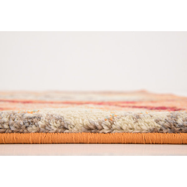Langley Street Eddins Performance Orange Rug & Reviews | Wayfair