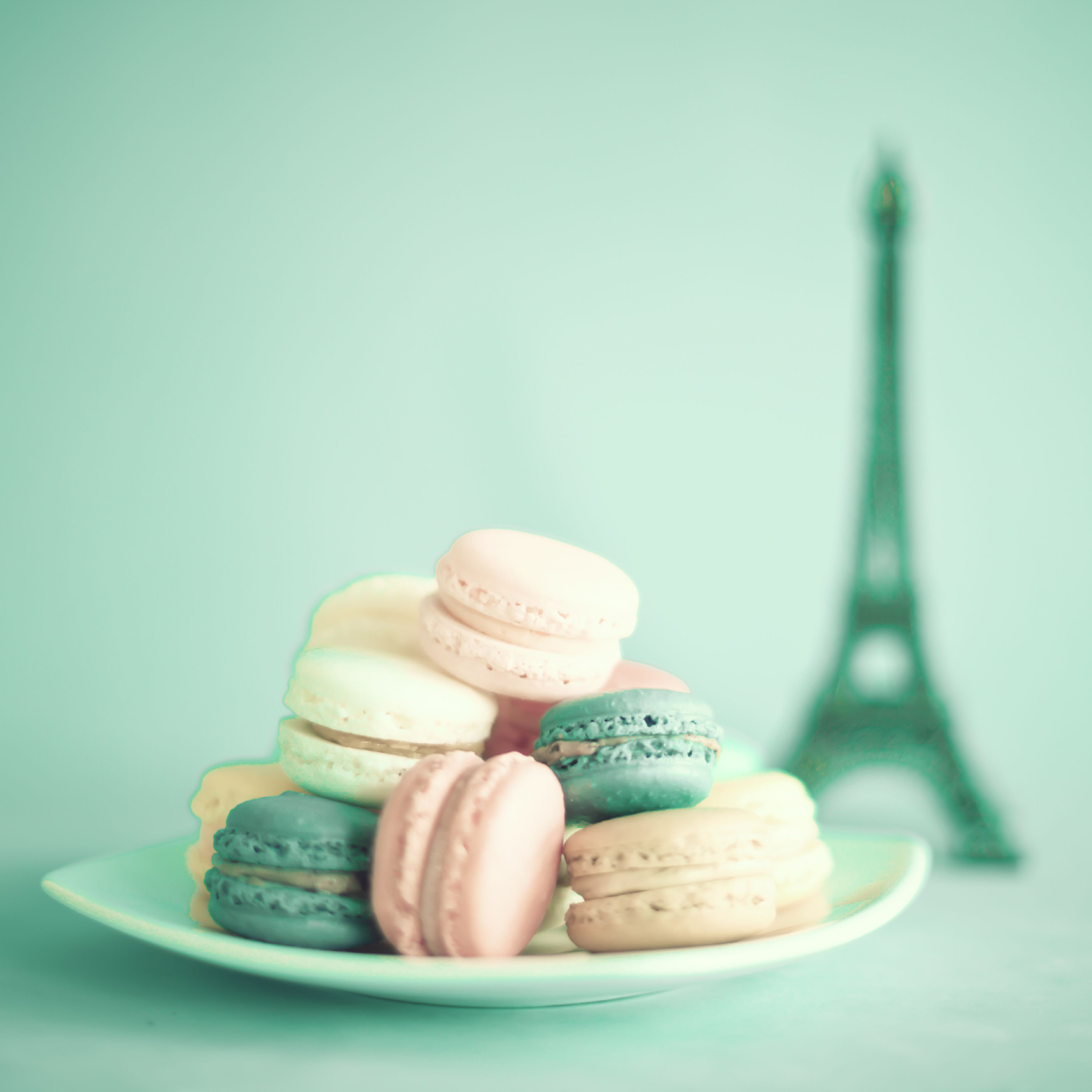 Ebern Designs Doreeann Macaroons On A Plate by Andreka - Print ...