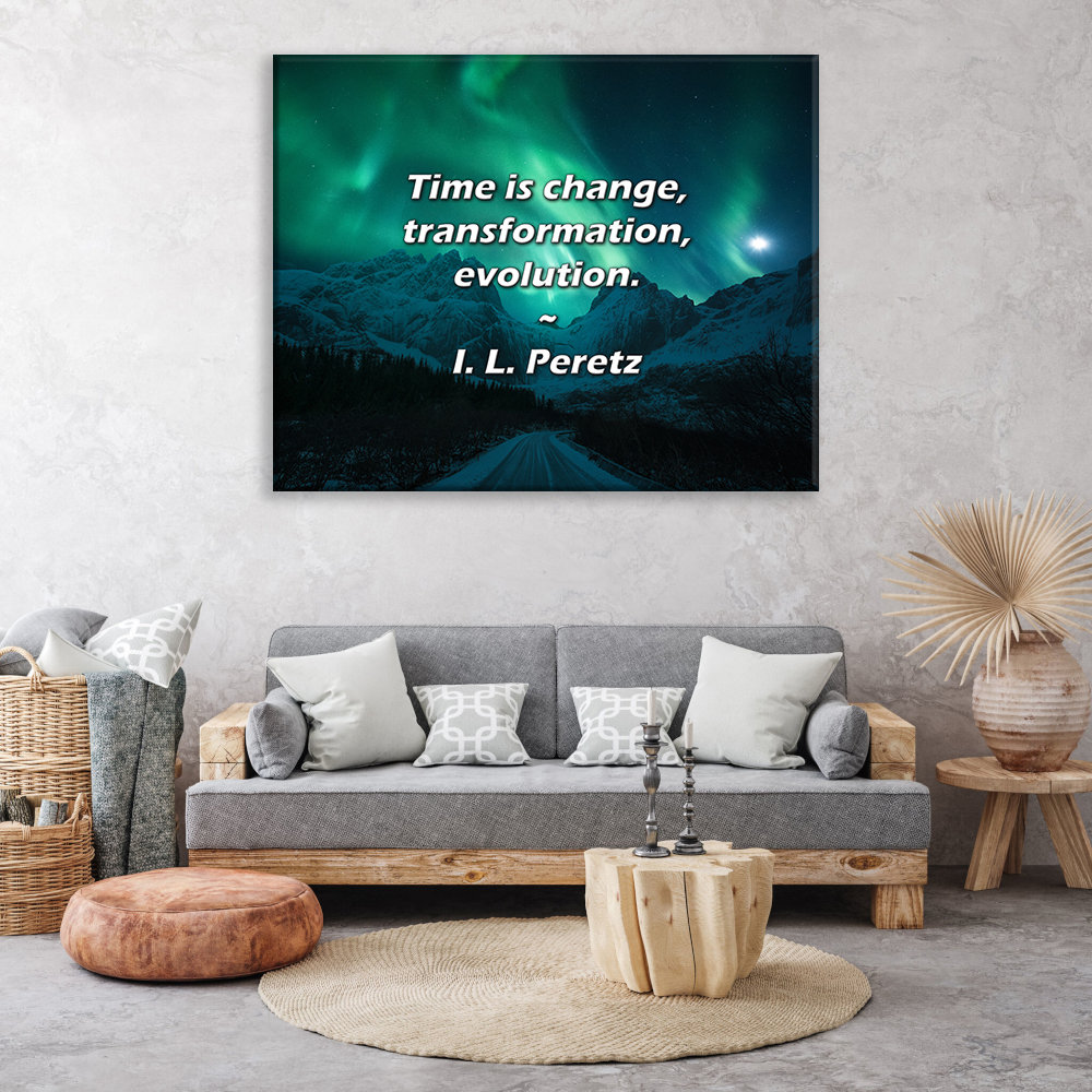 World Menagerie Artsy Quote "Time is change, transformation, evolution ...