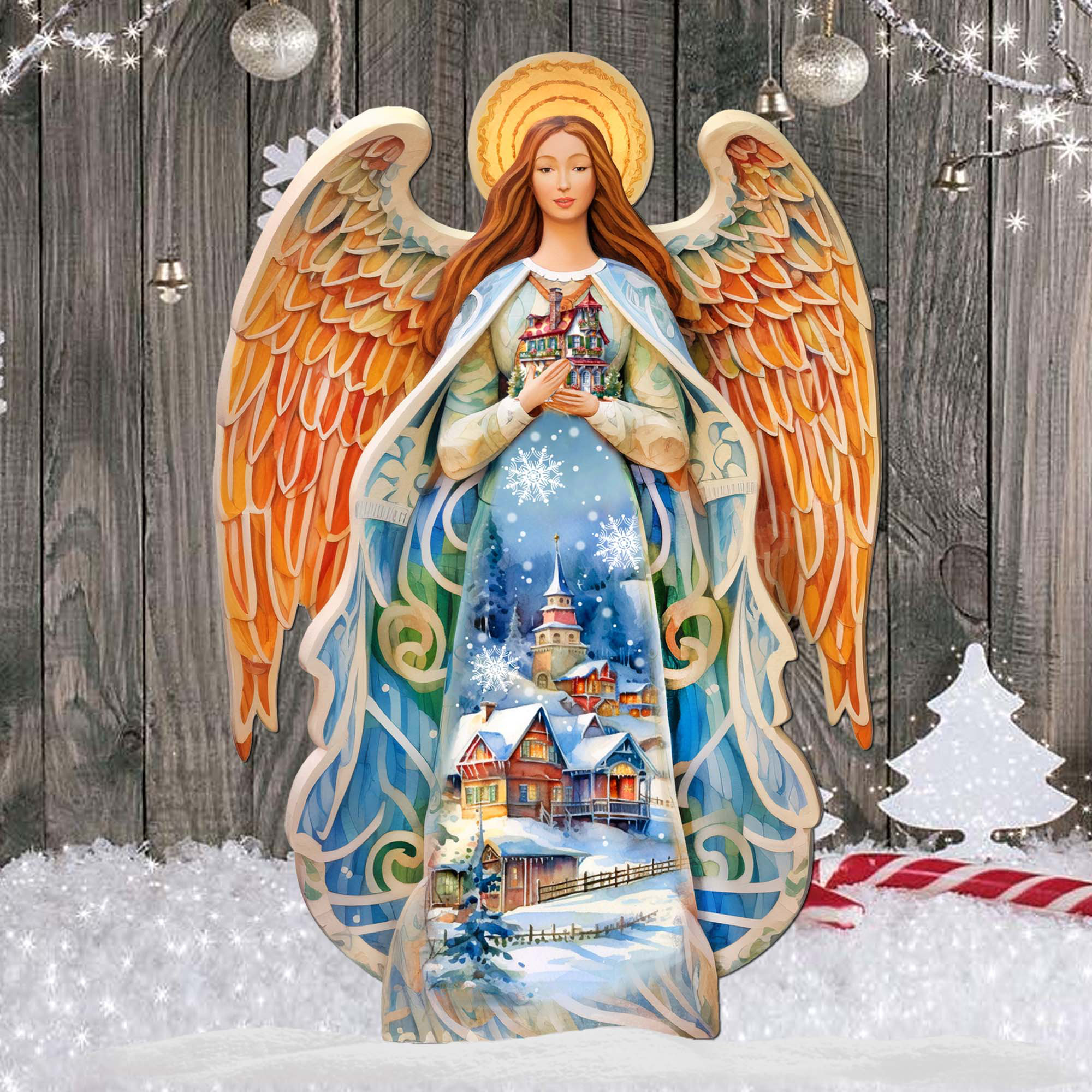 Designocracy Blessing Home Angel Figurine | Wayfair