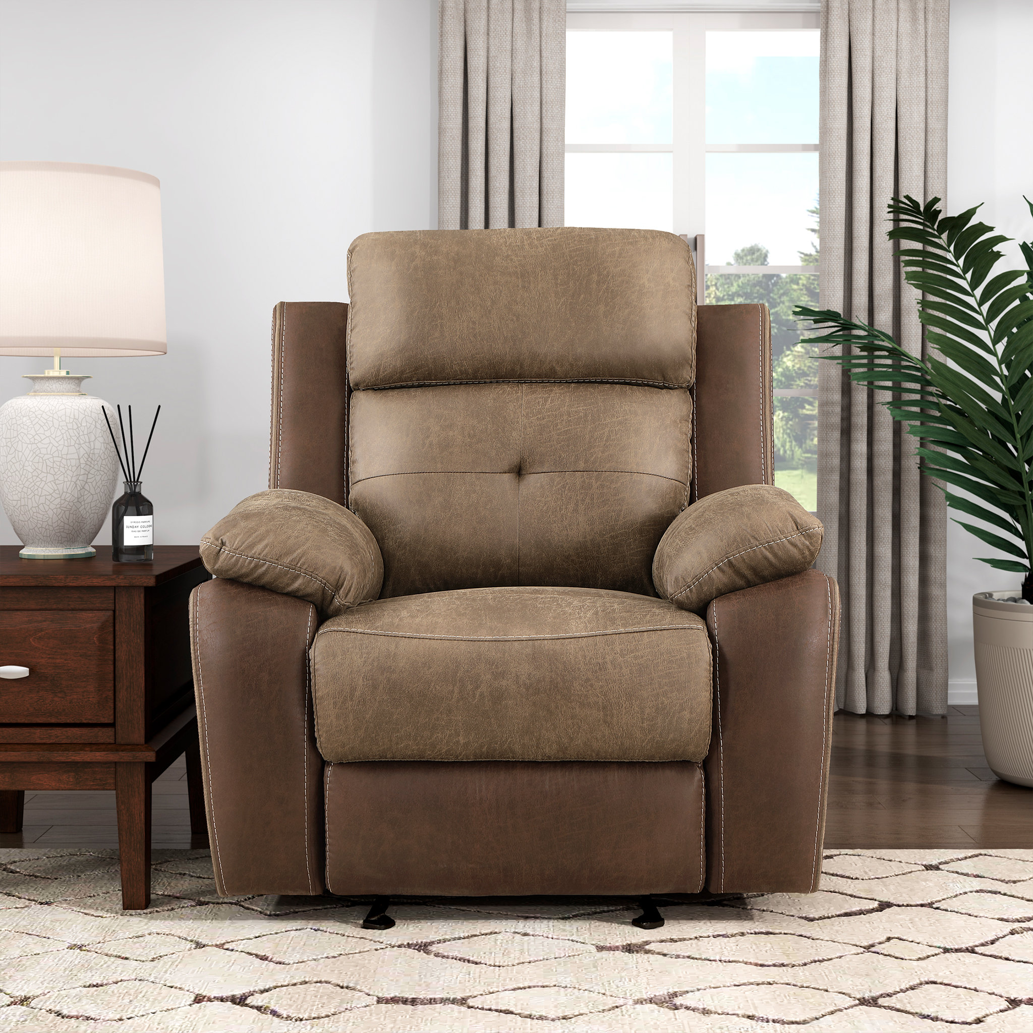 Latitude Run® Puaolena Upholstered Recliner - Wayfair Canada
