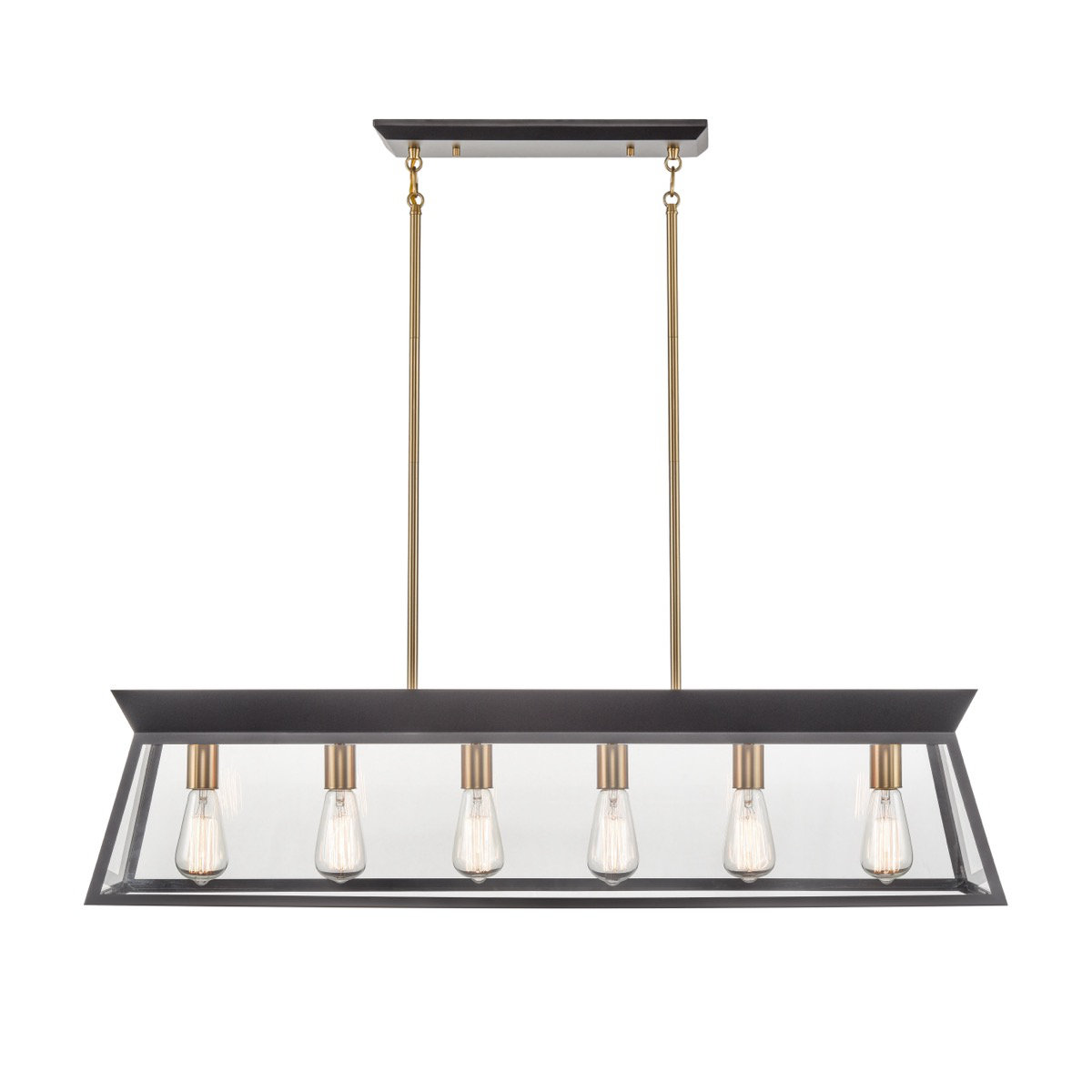 Mercer41 Yoshiya 6 - Light Dimmable Square / Rectangle Chandelier | Wayfair
