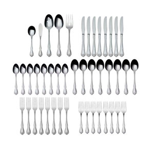 Oneida True Rose 45 Piece Everyday Flatware Set & Reviews | Wayfair