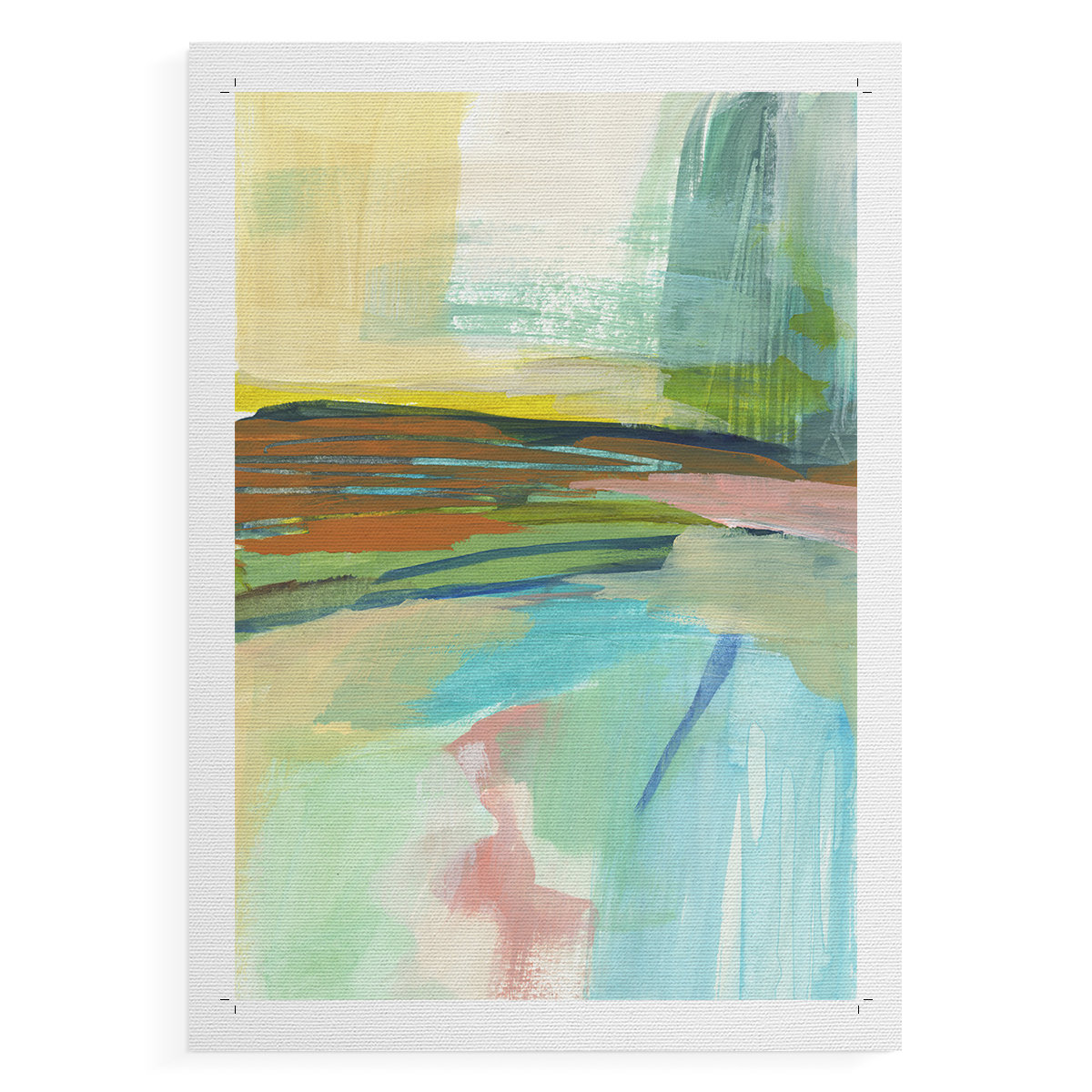 Latitude Run® Radiant Horizon IV -Canvas Print Only - NOT FRAMED | Wayfair