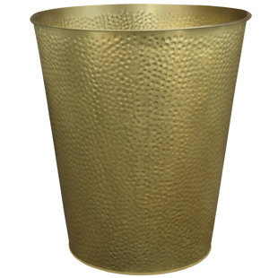 Gold Bathroom Trash Cans You'll Love | Wayfair